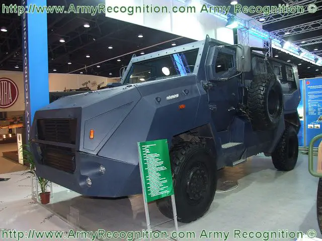 Poly Technologies anti-riot vehicle