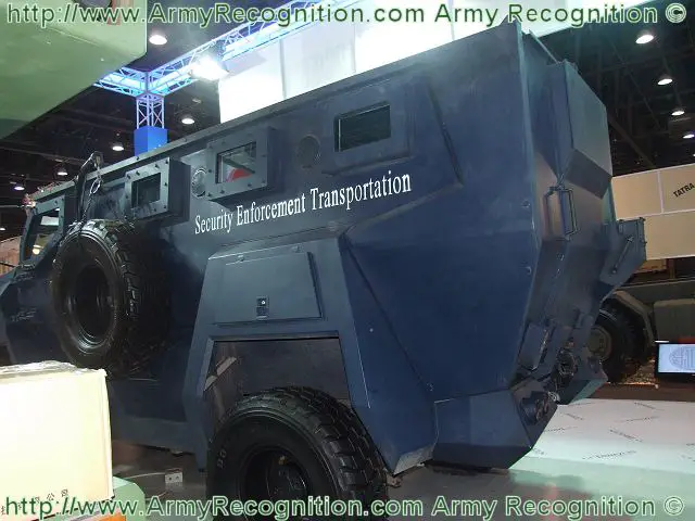 Poly Technologies anti-riot vehicle
