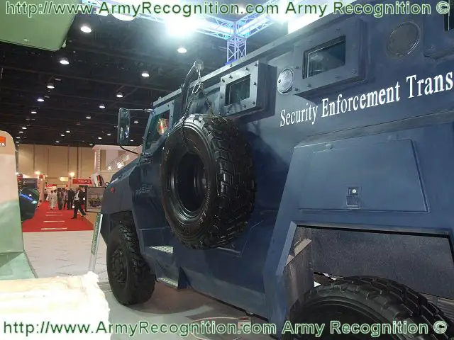 Poly Technologies anti-riot vehicle