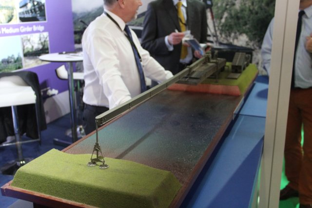 British company WFEL presented us its Dry Support Bridge tactical ...