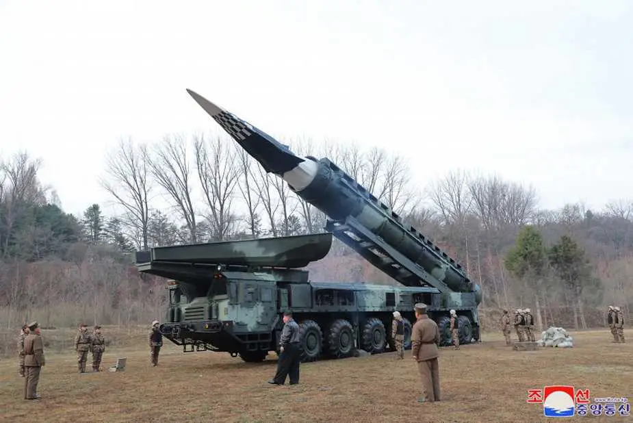 Hwasong 16 B Hypersonic IRBM Intermediate Range Ballistic Missile North ...