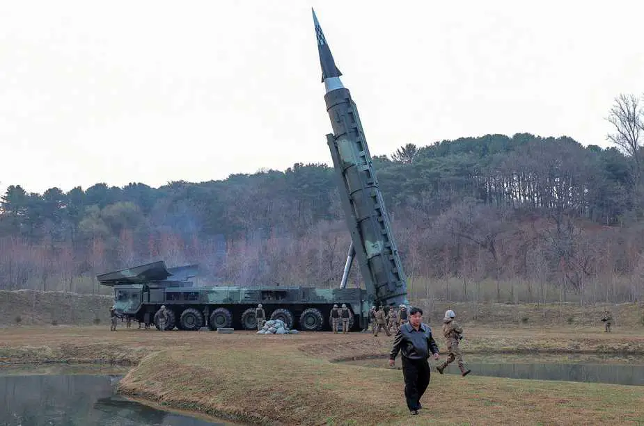 Hwasong 16 B Hypersonic IRBM Intermediate Range Ballistic Missile North ...