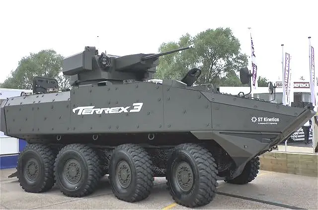 Terrex 3 8x8 APC armoured vehicle personnel carrier technical data ...