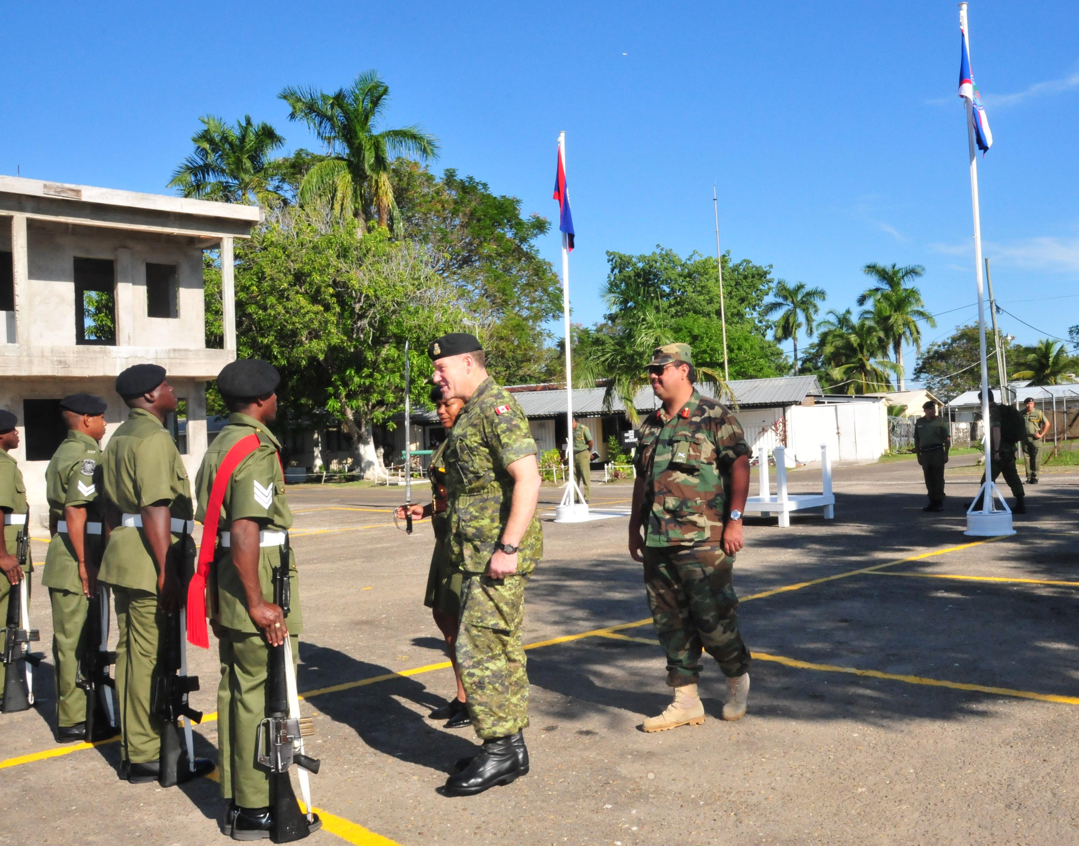 Belize Belizean Army ranks military combat field uniforms dress grades ...