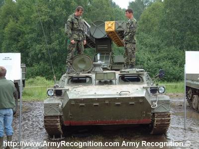 SA-13 Gopher 9K35 M Strela-10M systeme de missile antiaerien blinde ...