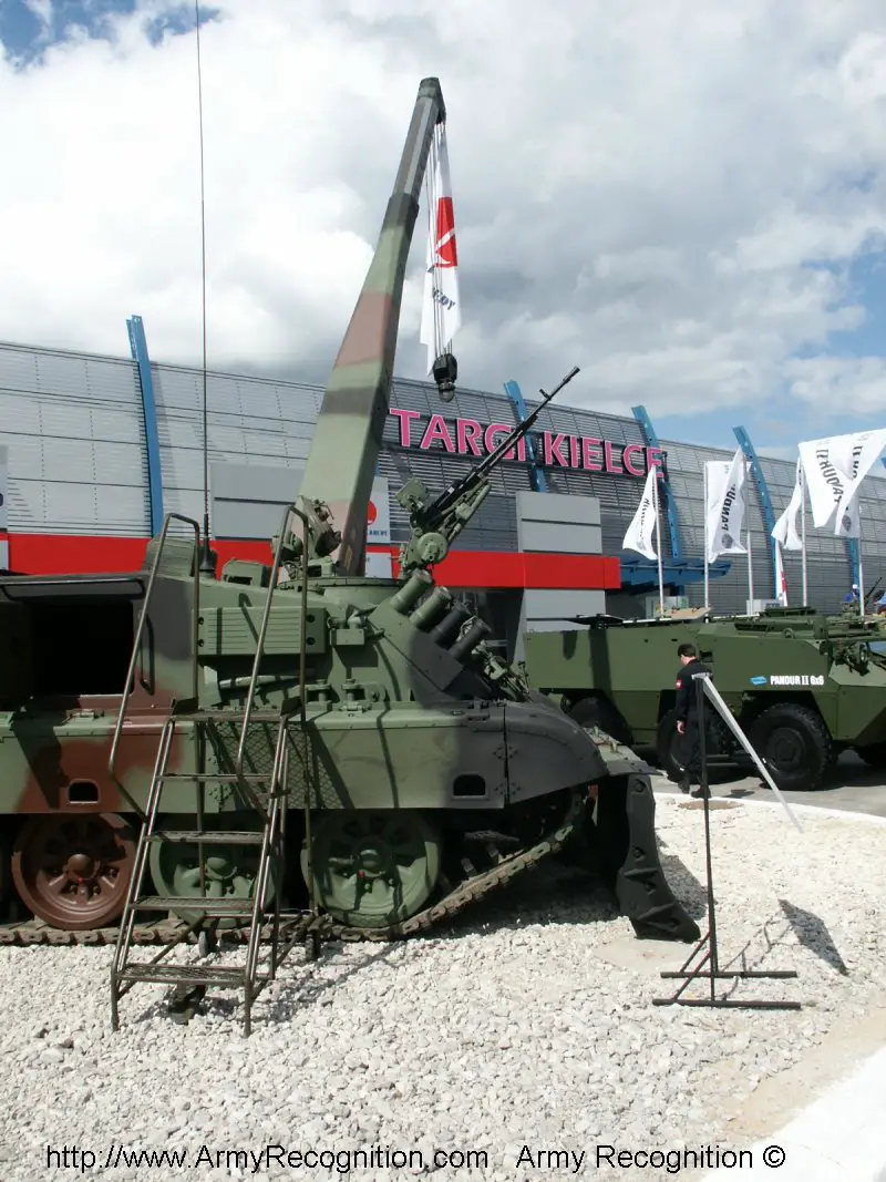 WZT-3 heavy armored armoured recovery vehicle Polish Army Poland ...
