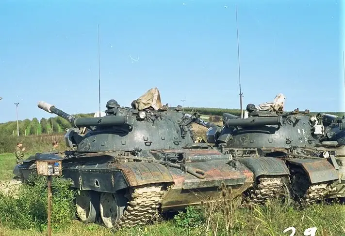 T-55AM main battle tank romania romanian army technical data sheet ...