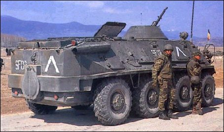 TAB-71 wheeled armoured vehicle personnel carrier romania army romania ...