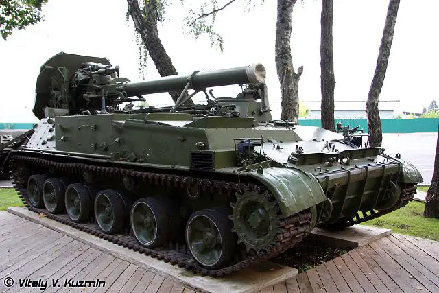 2S4 Tyulpan 240mm self-propelled mortar carrier data sheet ...