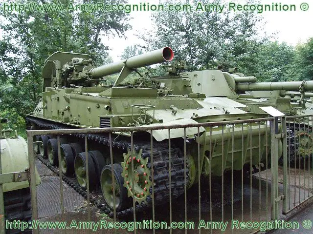 2S4 Tyulpan 240mm self-propelled mortar carrier data sheet ...