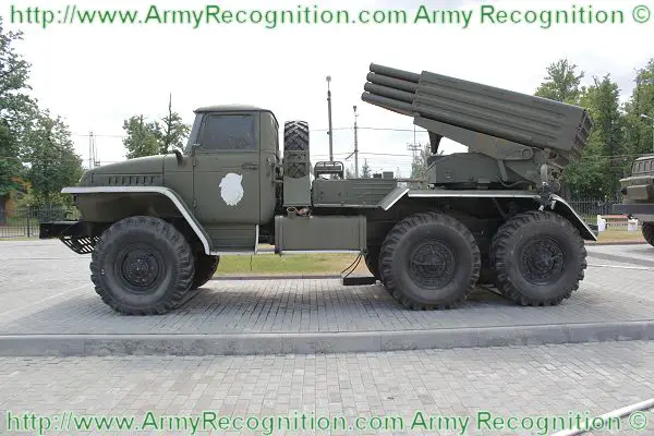 BM-21 Grad 9K51 MLRS 122mm multiple launch rocket system data | Russia ...