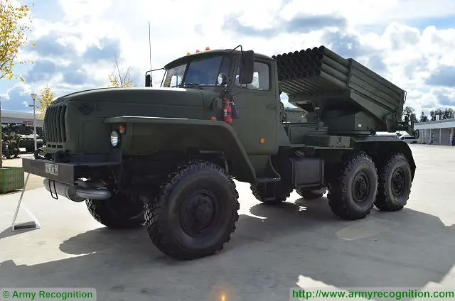BM-21 Grad 9K51 MLRS 122mm multiple launch rocket system data