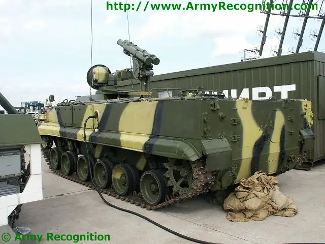 BMP-3 Khrizantema Khrizantema-S 9P157 technical data sheet ...