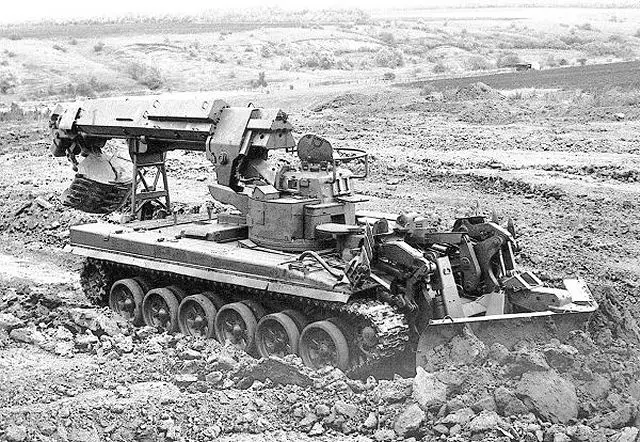 IMR-2M2 combat engineer obstacle clearing armoured vehicle technical ...