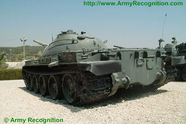 T-62 main battle tank technical data sheet specifications information ...