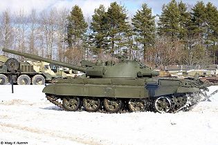 T-62M main battle tank technical data sheet specifications information ...
