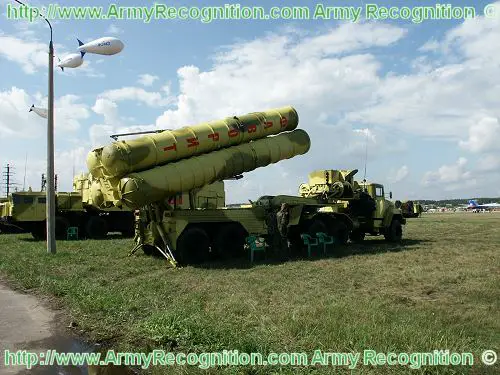 5P85TE truck trailer launcher missile S-300PMU2