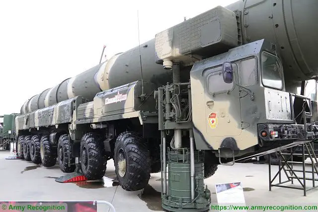 Topol SS-25 Sickle RS-12M RT-2PM ICBM