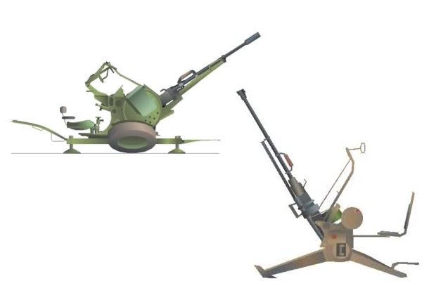 ZPU-1 14.5 mm anti-aircraft single gun technical data sheet ...