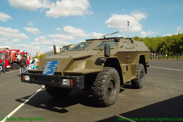 BPM-97 KAMAZ-43269 Vystrel 4x4 armored personnel carrier vehicle data