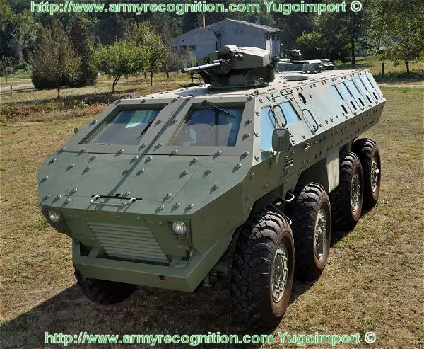 Transportorul blindat 8x8 sarbesc Lazar 2 - Romania Military