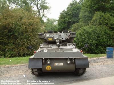 CVRT Scimitar light tracked reconnaissance armoured vehicle Belgian ...