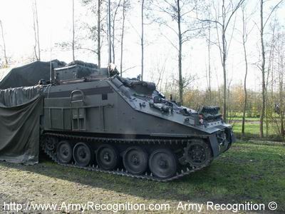 CVRT Sultan light tracked armoured vehicle command post Belgian army ...
