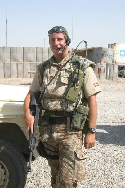 Ranks combat fied uniforms soldiers Danish army Denmark land ground ...