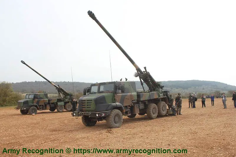6 X 6 Self Propelled Howitzer CAESAR Nexter Systems 155 Mm Wheeled ...