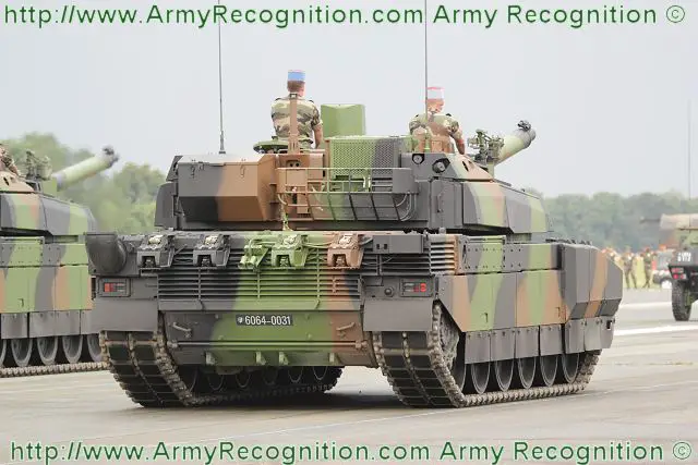 Leclerc main battle tank heavy armoured data sheet specifications ...