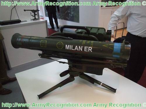 Milan ADT-ER EADS MBDA Missile Systen anti-tank medium weapon system ...