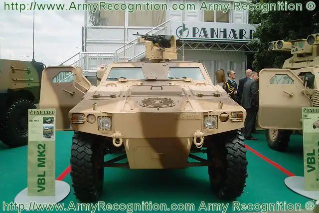 VBL Mk2 Combat All-terrain Reconnaissance Armored Vehicle technical ...