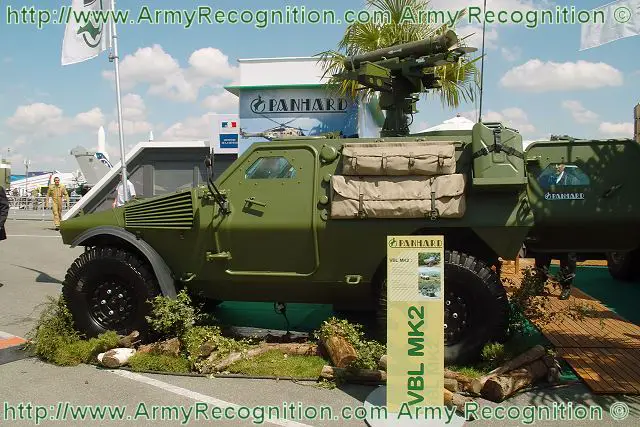 VBL Mk2 Combat All-terrain Reconnaissance 4x4 Armored Vehicle | French ...