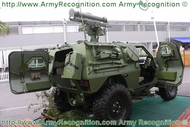 VBL Mk2 Combat All-terrain Reconnaissance Armored Vehicle technical ...