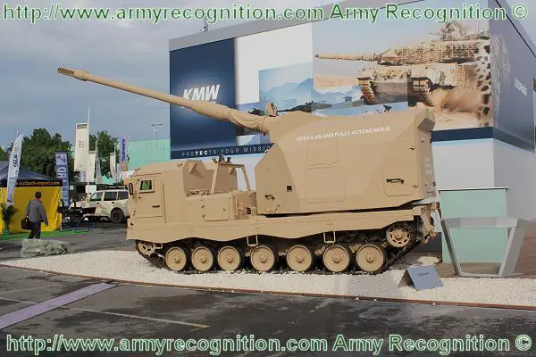 AGM Donar 155 mm self-propelled howitzer autonomous Artillery Gun ...
