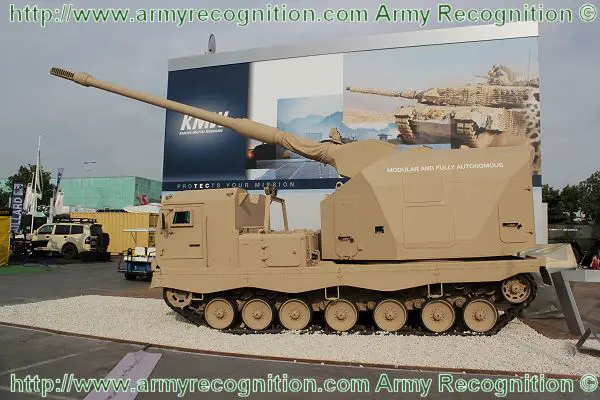 AGM Donar 155 mm self-propelled howitzer autonomous Artillery Gun ...