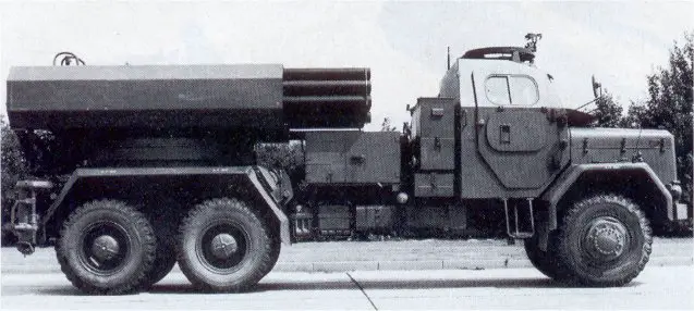 LARS SF 1 light multiple rocket launcher system artillery German army ...