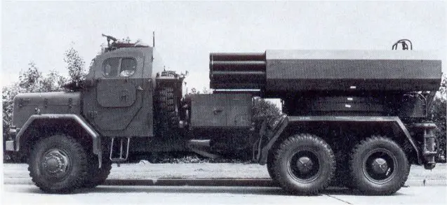 LARS SF 1 light multiple rocket launcher system artillery German army ...