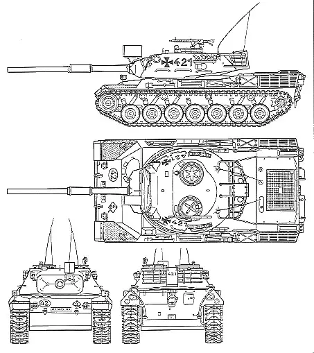 Leopard 1 main battle tank Description identification pictures gallery ...