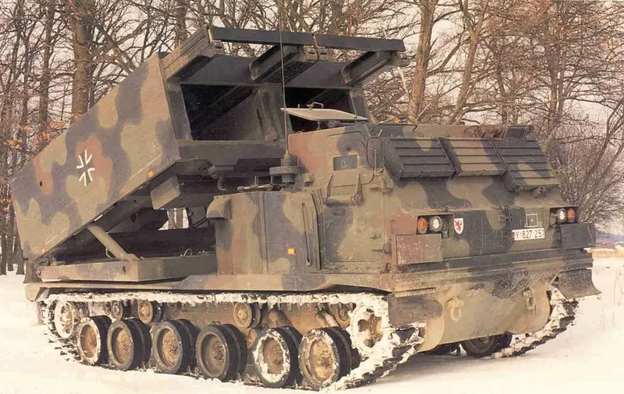 MRLS M270 multiple rocket launcher system German Army Germany ...