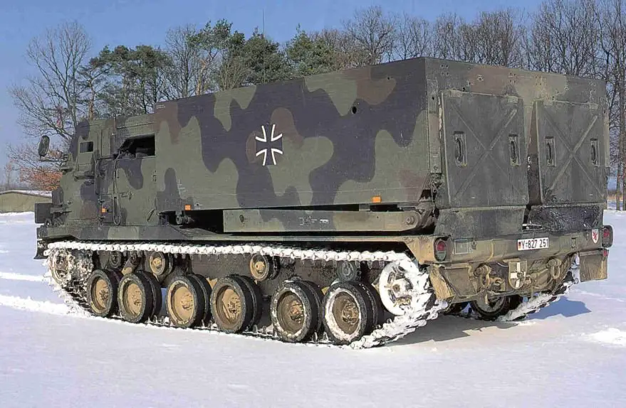 MRLS M270 multiple rocket launcher system German Army Germany ...
