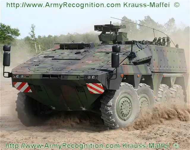 Boxer Rheinmetall Krauss Maffei wheeled armoured vehicle personnel ...