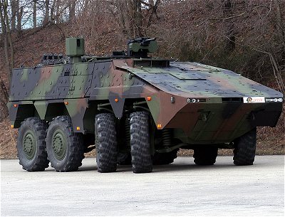 Boxer Rheinmetall Krauss Maffei wheeled armoured vehicle personnel ...