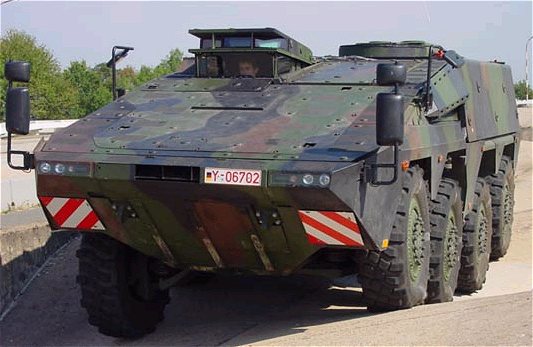 Boxer Rheinmetall Krauss Maffei wheeled armoured vehicle personnel ...