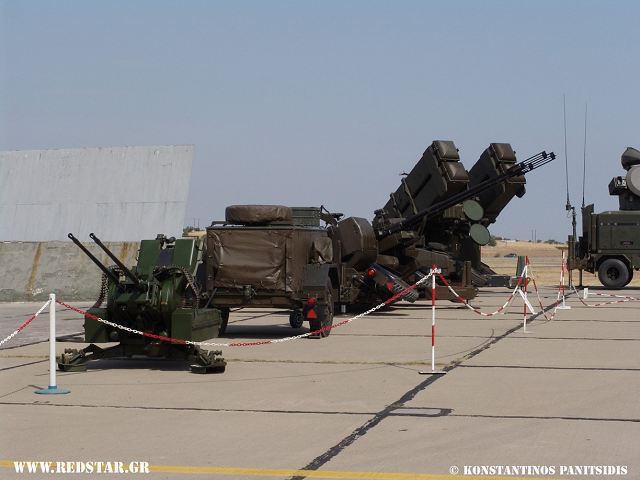 Skyguard I 1 Oerlikon air defense system cannon missile technical data ...