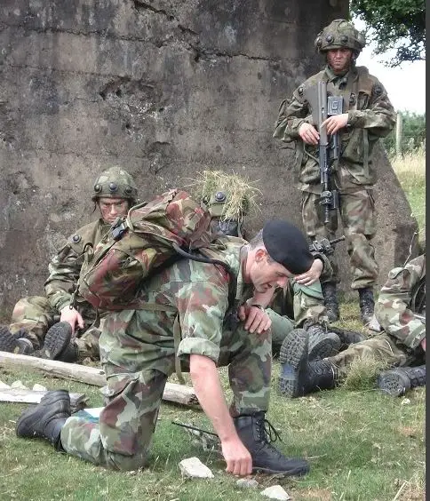 Irish army Ireland Ranks combat field uniforms soldiers land ground ...