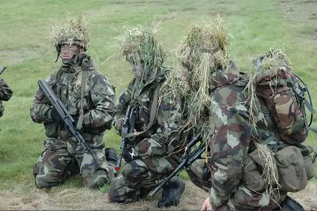 Irish army Ireland Ranks combat field uniforms soldiers land ground ...