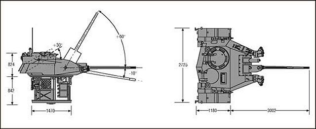 Hitfist 25 30 mm turret infantry fighting vehicle Oto Melara technical ...