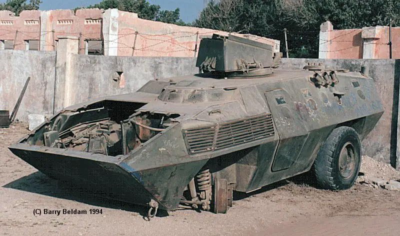 Fiat Type 6614 wheeled armoured vehicle personnel carrier description ...