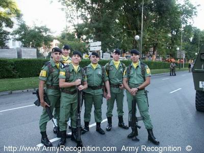 Spain Spanish Army ranks land ground forces field combat uniforms ...